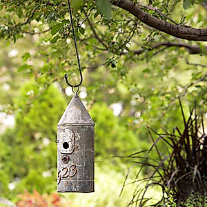 HiGift 8 Pack 12 Inches Extension S Hooks for Hanging Plant Basket Outdoor Bird Feeder House, Heavy Duty Long S Shaped Hook for Kitchen Pots and Pans, Patio Decoration, Towels, Clothes, Black