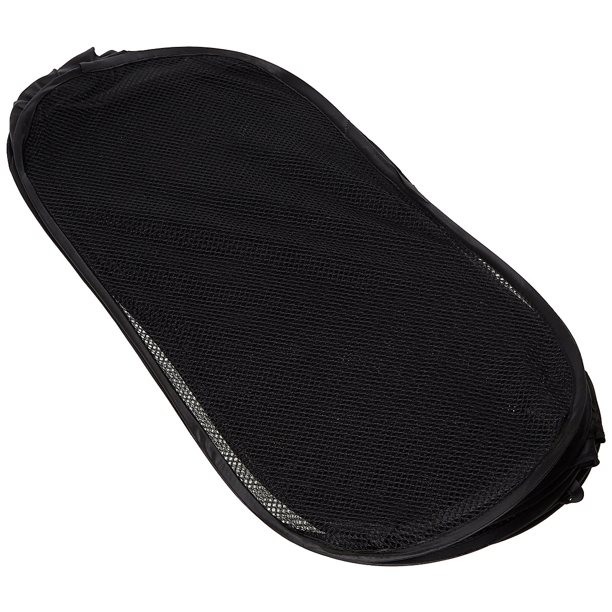 Wrapables Black Triple Component Mesh Hamper