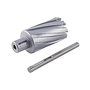 ACTOOL 1-9/16'' Diameter x 2'' Depth of Cut Carbide Tipped TCT ANNULAR Cutter with 3/4'' Weldon Shank