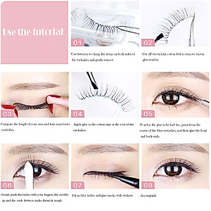 Glitter Lashes 26mm 3D Fluffy Mink Eye Lashes with Color,Colored Eyelashes Dramatic Strip Lashes Manga Lashes Natural Thick Fake Eyelashes 1 Pairs for Halloween Party Stage Cosplay(Red black)