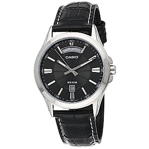 Casio Classic Watch, Black, Black, Strap