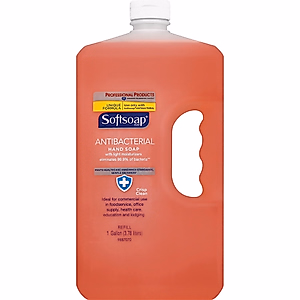Softsoap Antibacterial Hand Soap, Crisp Clean, 1 Gallon Refill