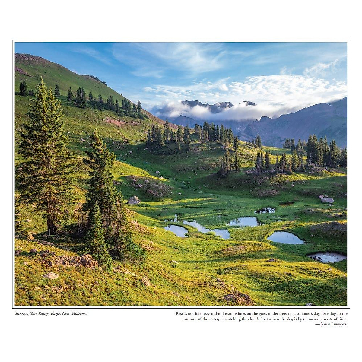 John Fielder's Colorado 2023 Scenic Wall Calendar