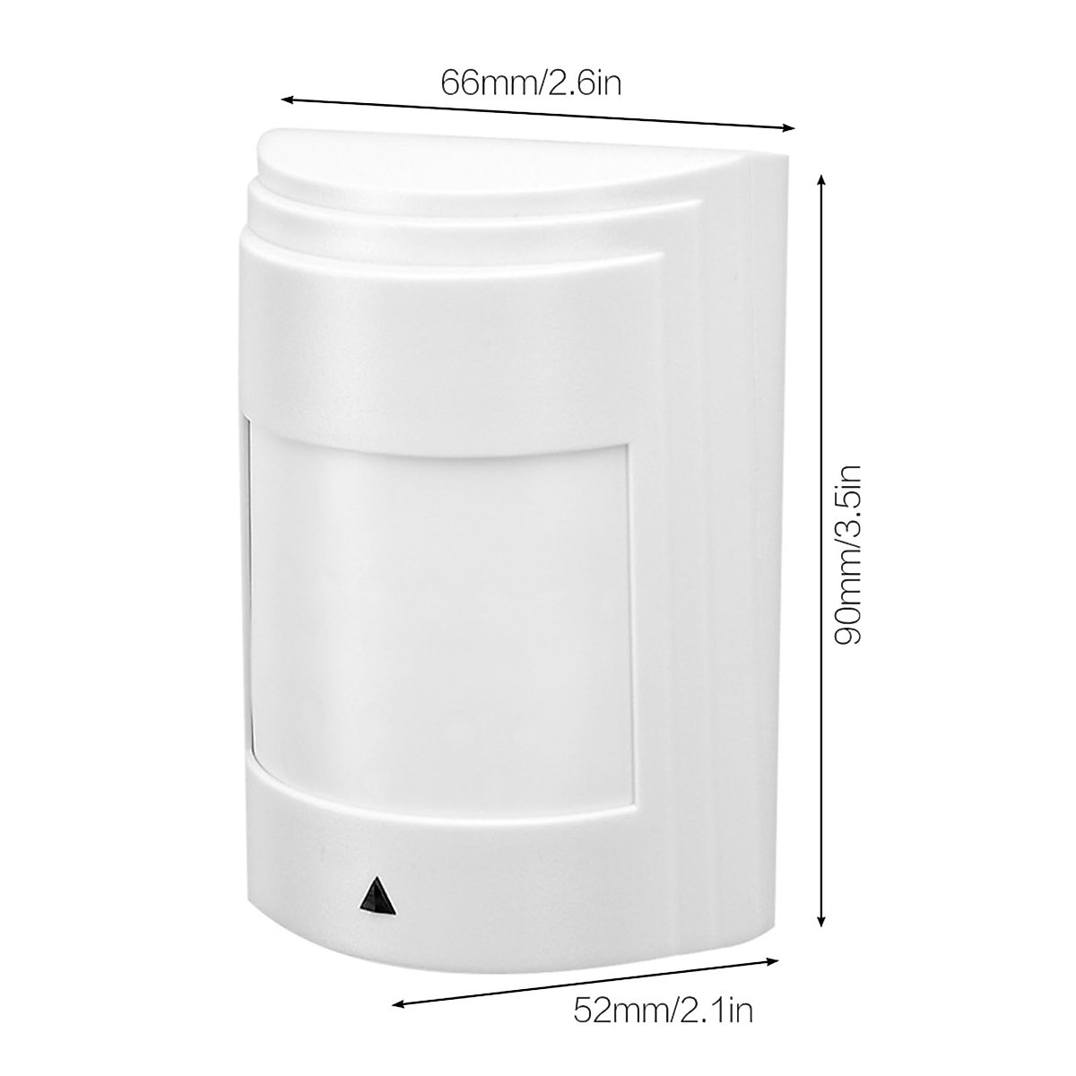Wired Passive Infrared Motion Sensor, 12V Dual PIR Motion Detector, Home Security Warning Alarm System, Low Noise and High Sensitivity