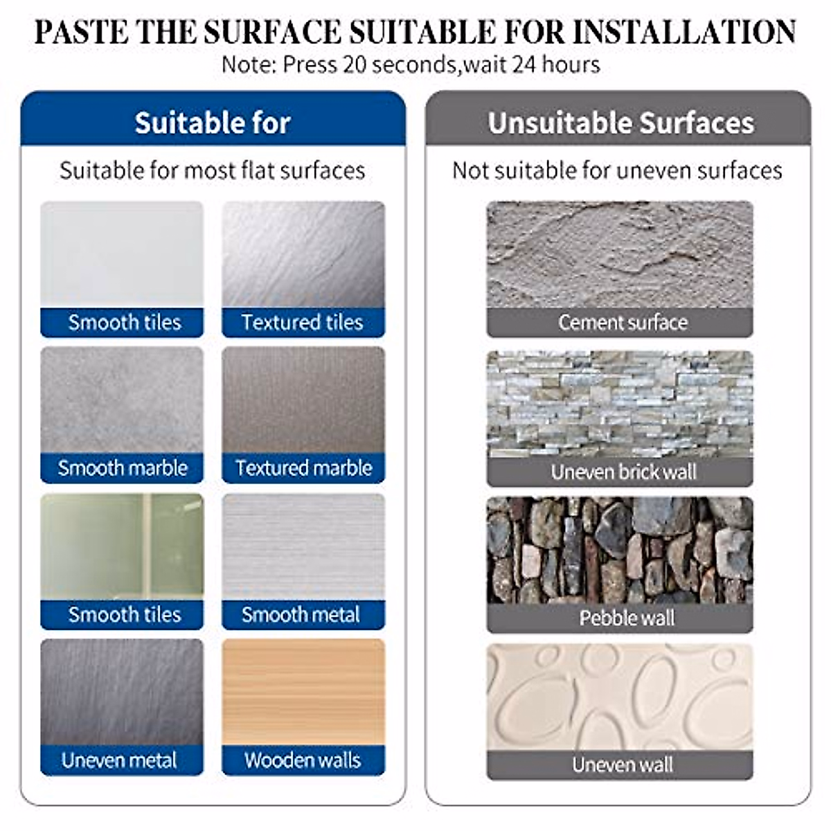 theaoo Paper Towel Holder - Under Cabinet Paper Towel Holder for Kitchen, Adhesive Paper Towel Roll Rack for Bathroom Towel, Wall Mounted Matte Black Paper Towel Rack, SUS304 Stainless Steel