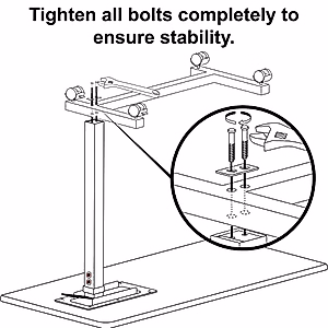 Vaunn Adjustable Overbed Bedside Table With Wheels (Hospital and Home Use), Walnut Brown