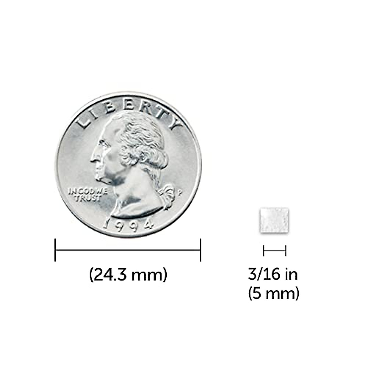 Glue Dots, Glue Squares Dot N' Go Dispenser, Double-Sided, 3/16", 450 Dots, Permanent, DIY Craft Glue Tape, Sticky Adhesive Glue Points, Liquid Hot Glue Alternative, Clear