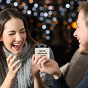 REZT Naughty Candle Gifts for Boyfriend Husband, Light This When You Fancy a BJ Funny Dating Gifts Ideas for Him, Anniversary, Birthday, Valentine’s Day (Lavender,Tiny 3.5oz)