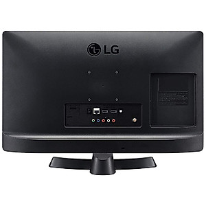 LG 24LM530S-PU 24 inch HD Smart TV with webOS 3.5 Bundle with 2X 6ft High Speed HDMI Cable Black and Stanley SurgePro 6 NT 750 Joule 6-Outlet Surge Adapter with Night Light