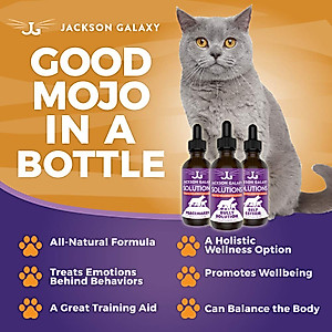 Jackson Galaxy: Ultimate Peacemaker Set - Peacemaker, Bully Solution, & Self-Esteem (2 oz.) - Pet Solution - Can Support Bullying, Self-Confidence, & Sense of Community - All-Natural Formula