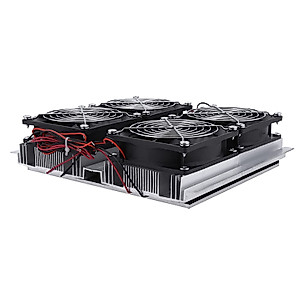 Thermoelectric Cooler Peltier, 12V 240W Semiconductor Refrigeration Cooling System Cold Plate Cooler with Fan