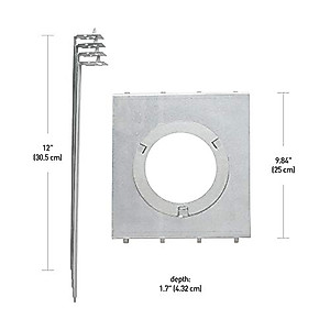 Aluminum New Construction Recessed Lighting Mounting Plate, 4x 12" Hanger Bars,90141