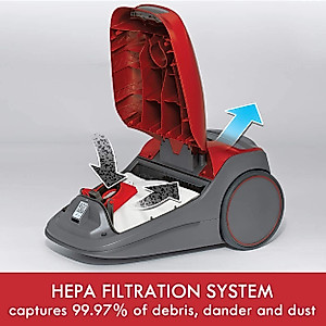 Kenmore 81414 400 Series Bagged Canister Vacuum Cleaning Tools, Telescoping Wand, Red