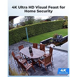 Reolink PoE Security Camera System Bundle, 12pcs 8MP Person/Vehicle Detection Smart Cameras,a 16CH NVR Pre-Installed with 4TB HDD(Include 8 x 18M Cat5 Cable)