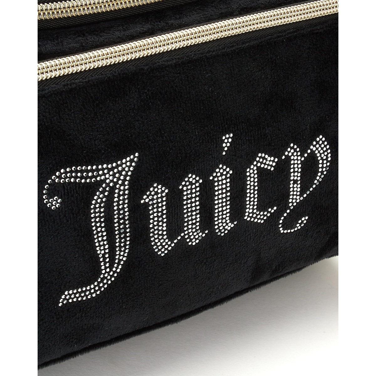Juicy Couture Women's Cosmetics Bag - Hanging Travel Makeup and Toiletries Small Duffel Bag, Black