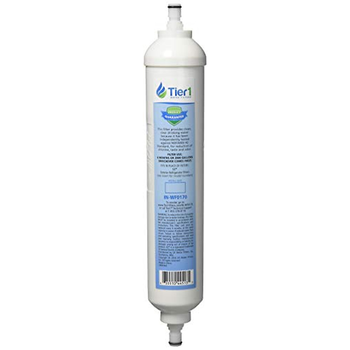 Tier1 Inline Water Filter NSF Standard Certified Replacement for GE GXRTQR Filter System - Activated Carbon Media to Reduce Contaminants including Chlorine Taste and Odor