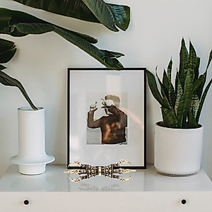 Garneck Silver Pendant 2pcs Utensil Ornament Antique Brass Beadwork Man Charm Amulet