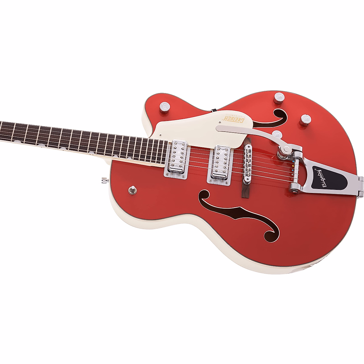 Gretsch G5410T Limited Edition Electromatic "Tri-Five" Hollow Body Single-Cut Two-Tone Fiesta Red/Vintage White w/Bigsby
