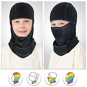 Venswell Kids Balaclava Windproof Ski Mask Winter Face Warmer for Cold Weather Boys Girls