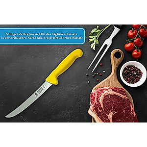 SMI - Breaking Knife 10 inch Butcher Knife for Meat Cutting Meat Knife Butcher Chef Knife Professional Solingen Knife - Made in Germany