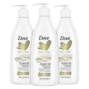 Dove Body Love Body Lotion for Reoccuring Dry Skin Restoring Care Visibly Improves Very Dry Skin 13.5 oz 3 Count