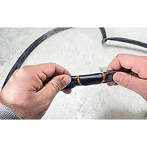 Stop & Go 100 27 Piece Bicycle Repair & Inflation Kit for Tubeless and Tube-Type Tires Works on BMX, XC, Mountain, Road, Gravel, & E-Bikes (4 Patches & 10 Rope Plugs)