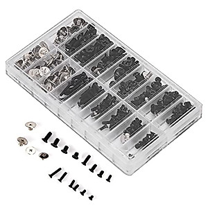 Computer Screws Kit Alloy Steel Micro Cross Screw Assortment Set M2 M2.5 M3 Fasteners,360Pcs