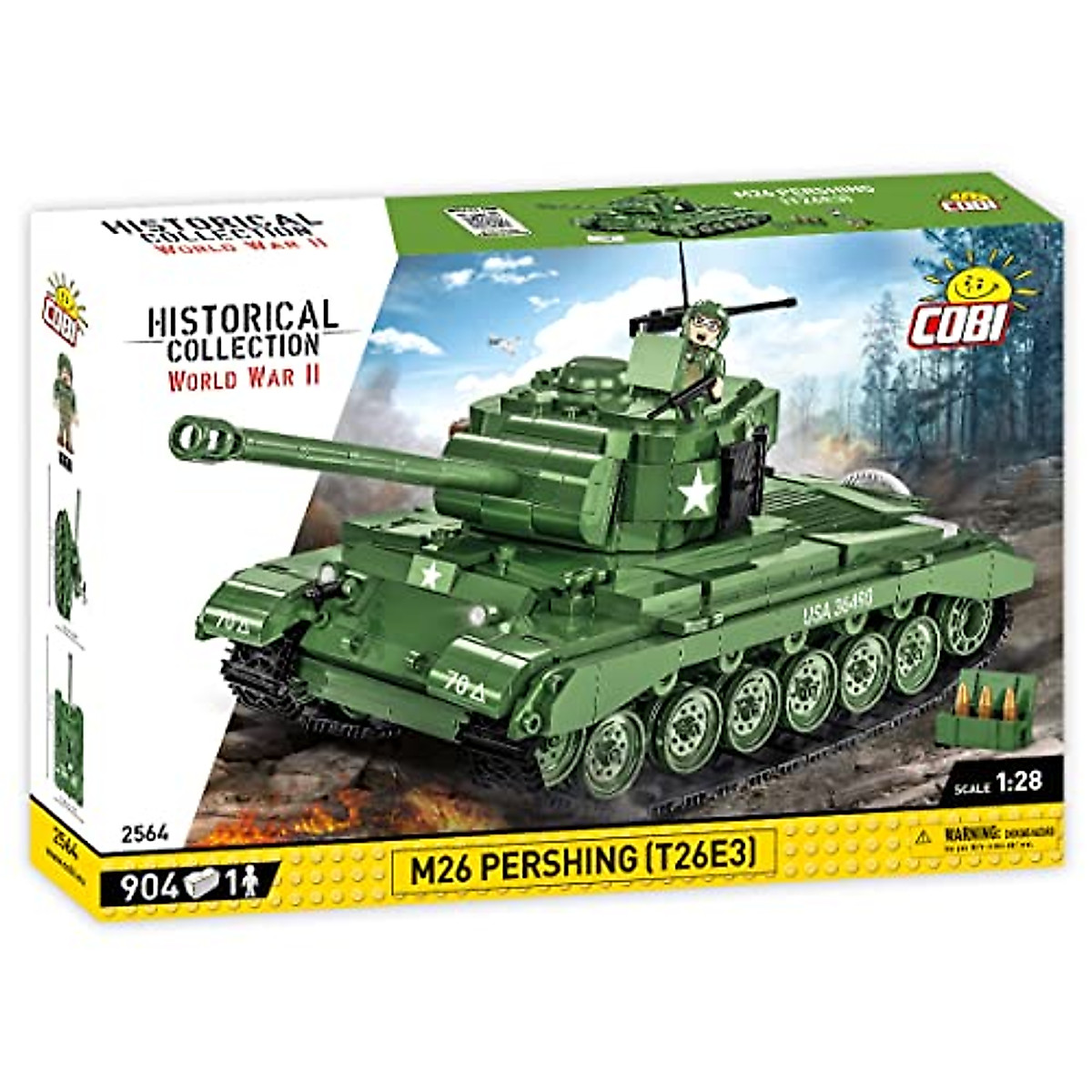 COBI Historical Collection World War II M26 Pershing (T26E3) Tank