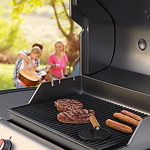 SafBbcue 17-Inch Heavier Grates for Nexgrill Replacement Parts 720-0830H 720-0830D Nexgrill 720-0888N Replacement Parts 4 Burner Nexgrill Parts, Cast Iron -2 Pack