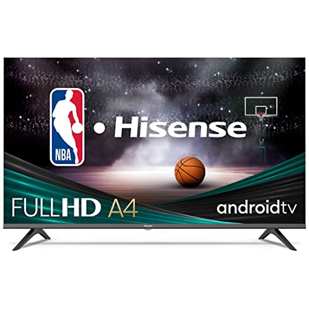 Hisense A4 Series 32-Inch FHD 1080p Smart Android TV with DTS Virtual X, Game & Sports Modes, Chromecast Built-in, Alexa Compatibility (32A4FH, 2022 New Model)