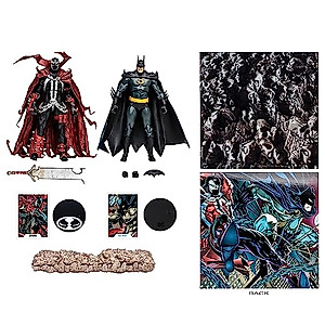 McFarlane Toys - DC Multiverse Batman & Spawn (Based on Comics by Todd McFarlane) 7in Action Figure 2pk