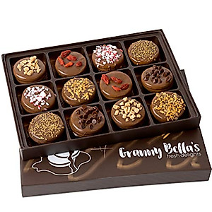 GrannyBellas Valentines Chocolate Gift Baskets, Gourmet Covered Cookies, Prime Candy Box Ideas, Milk Chocolates Gifts, Mens Holiday Cookie Basket, Thanksgiving Food Delivery For Her Men Women Families