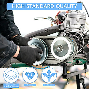 30 Series Torque Converter 2-7HP Go Kart Clutch 1" 10T #40 41 420 and 12T #35 Chain Go Kart Mini Bike Clutch Comet TAV2 30-100 Engine Drive Replacement Set