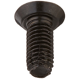 Small Parts 1108FPUB Steel Thread Cutting Screw, Black Oxide Finish, 82 Degree Flat Undercut Head, Phillips Drive, Type F, #10-32 Thread Size, 1/2" Length (Pack of 100)