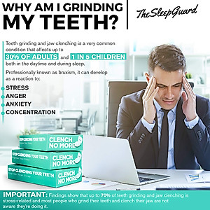 TheSleepGuard Mouth Guard for Clenching Teeth at Night [Pack of 4, Small & Large] – Custom Night Guards for Teeth Grinding, Bruxism, Jaw Pain, TMJ – Nighttime Protection During Sleep for Men and Women