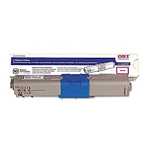 OKI Data 44469702 Toner Cartridge (Magenta) in Retail Packaging