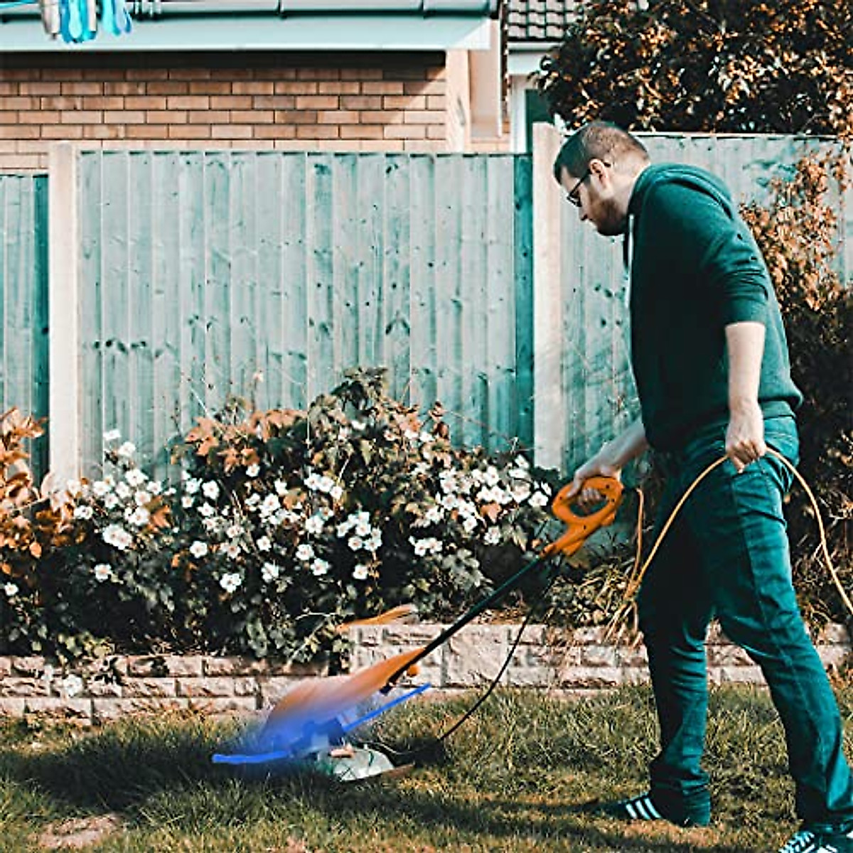 Grass Strimmer Line Trimmer Cord Twist Lines Universal Replacement Trimmer Lines Star Line Eater Weed Strimmer Wire String Brush Cutter for All Garden Grass Strimmers (2.0MMx90M)