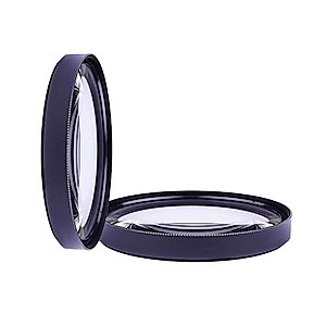 10x High Definition 2 Element Close-Up (Macro) Lens for Nikon, Canon, Sony, Panasonic, Fujifilm, Pentax & Olympus DSLR's (40.5mm)