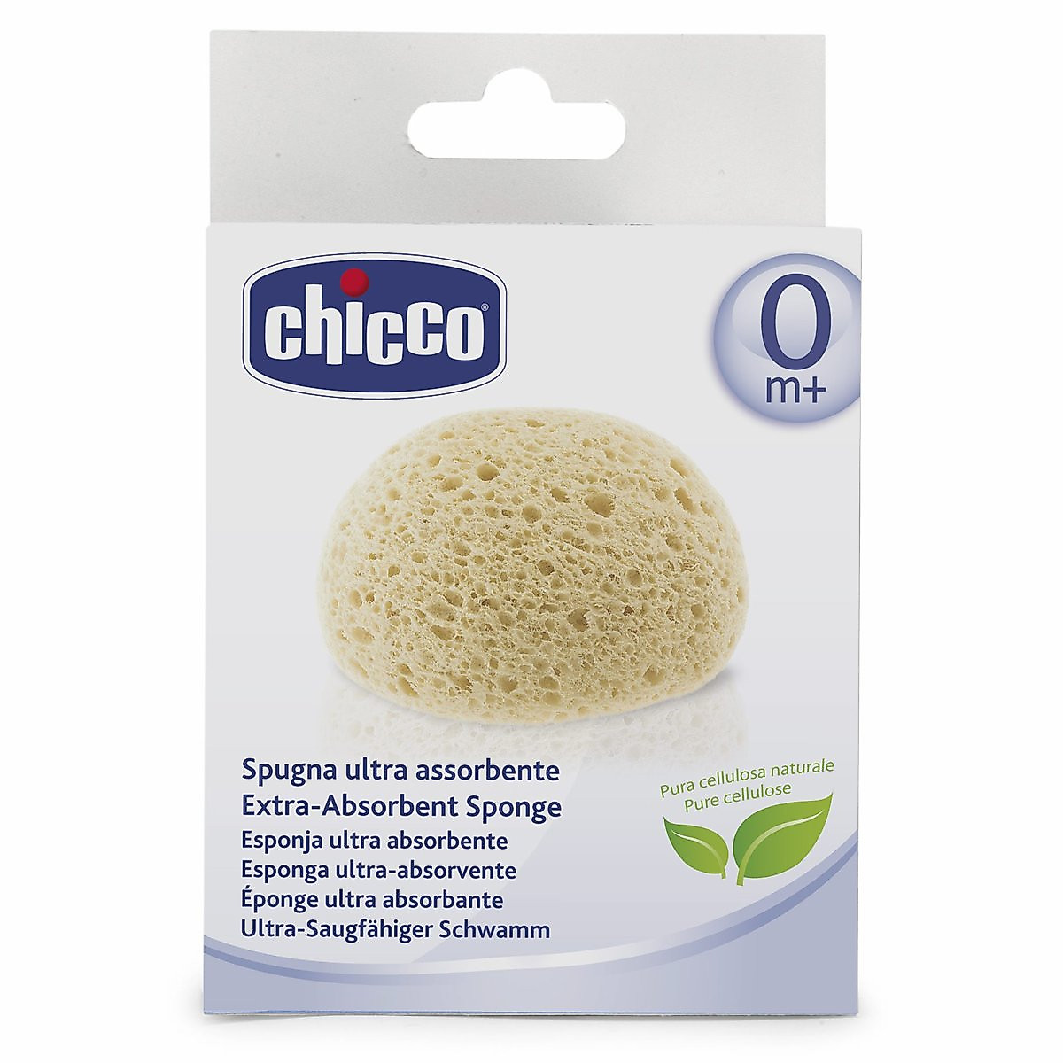 Chicco Ultra Absorbent Sponge, 0m+, Assorted Colours, 664.95 Cubic_Centimeters, 62g, 0, 1