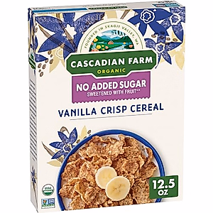 Cascadian Farm Organic Vanilla Crisp Cereal, 12.5 oz