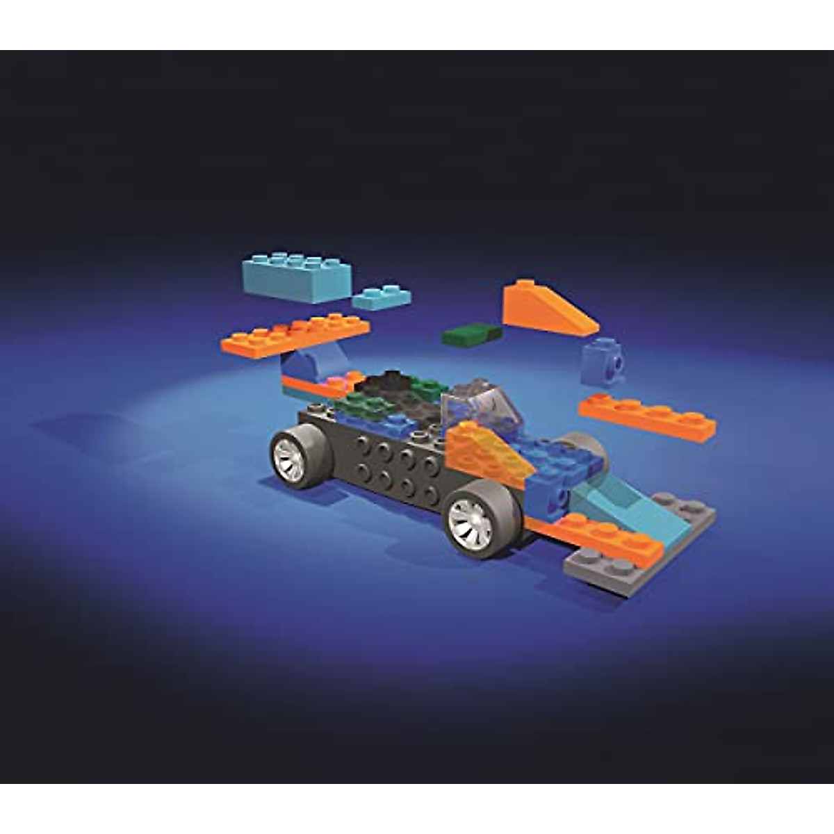 Carrera GO!!! Build 'N Race 62529 Racing Set 3.6 Electric Powered Slot Car Racing Kids Toy Blocks Race Track Set Includes 2 Hand Controllers and 2 Cars in 1:43 Scale