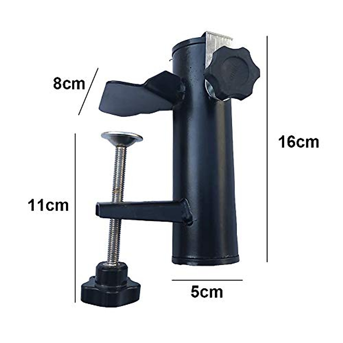GFULLOV Umbrella Holder Fishing Universal Waterproof Home Balcony Patio Parasol Chair Clamp Fixed Clip Rainy Day Courtyard Portable Mount Beach Garden