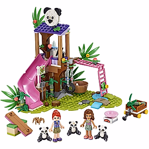 LEGO Friends Panda Jungle Tree House 41422 Building Toy; Includes 3 Panda Minifigures for KidsWho Love Wildlife Animals Friends Mia and Olivia (265 Pieces)