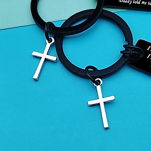 Godparent Gifts from Godchild Will You Be My Godmother/Godfather Keychain Set Godparents Announcement Gift Christening Gift First Communion Gift for Godmother Godfather Baptism Gift Godparents Jewelry