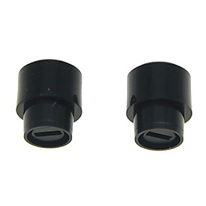 KAISH Pack of 2 Black Barrel Switch Tip 3 Way or 4 Way Pickup Selector Switch Knobs for USA Tele/Telecaster