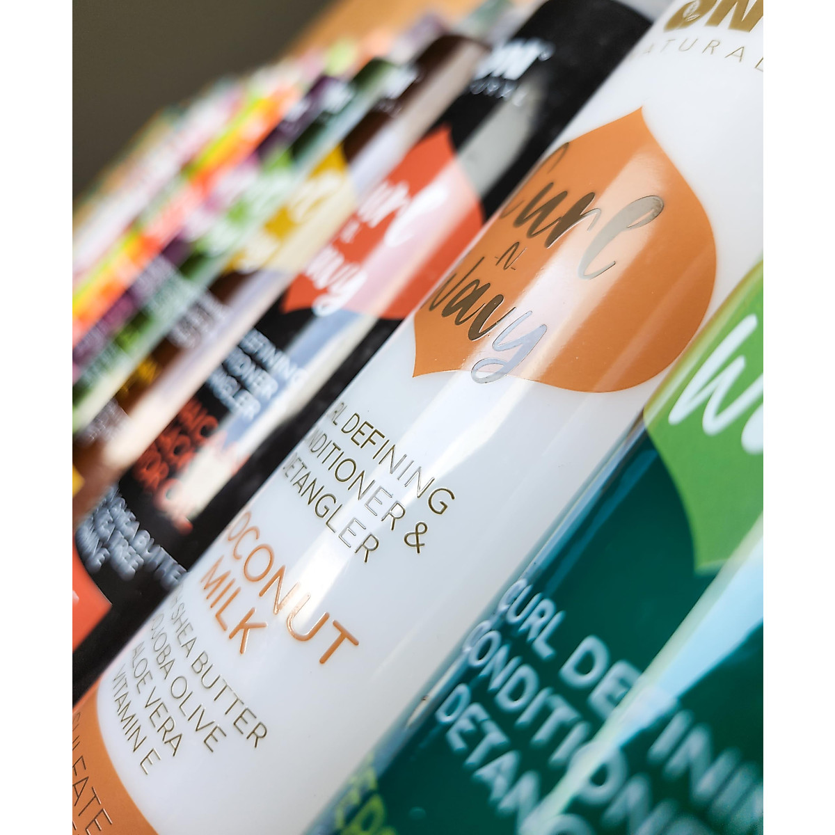 On Natural On Curl & Wavy Curl Defining Conditioner & Detangler, Argan Tree, 8oz, 8 Oz