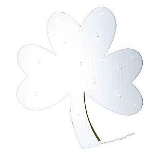 Impact Innovations Shamrock Lighted Window Decoration Indoor Outdoor Use 14” x 12.5”