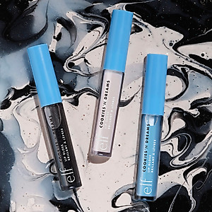 e.l.f. Cookies 'N Dreams Lip Gloss, Limited Edition Non-sticky, Creamy Lip Gloss With A Shiny Finish, Nourishing & Hydrating Formula, Cookie Dreams