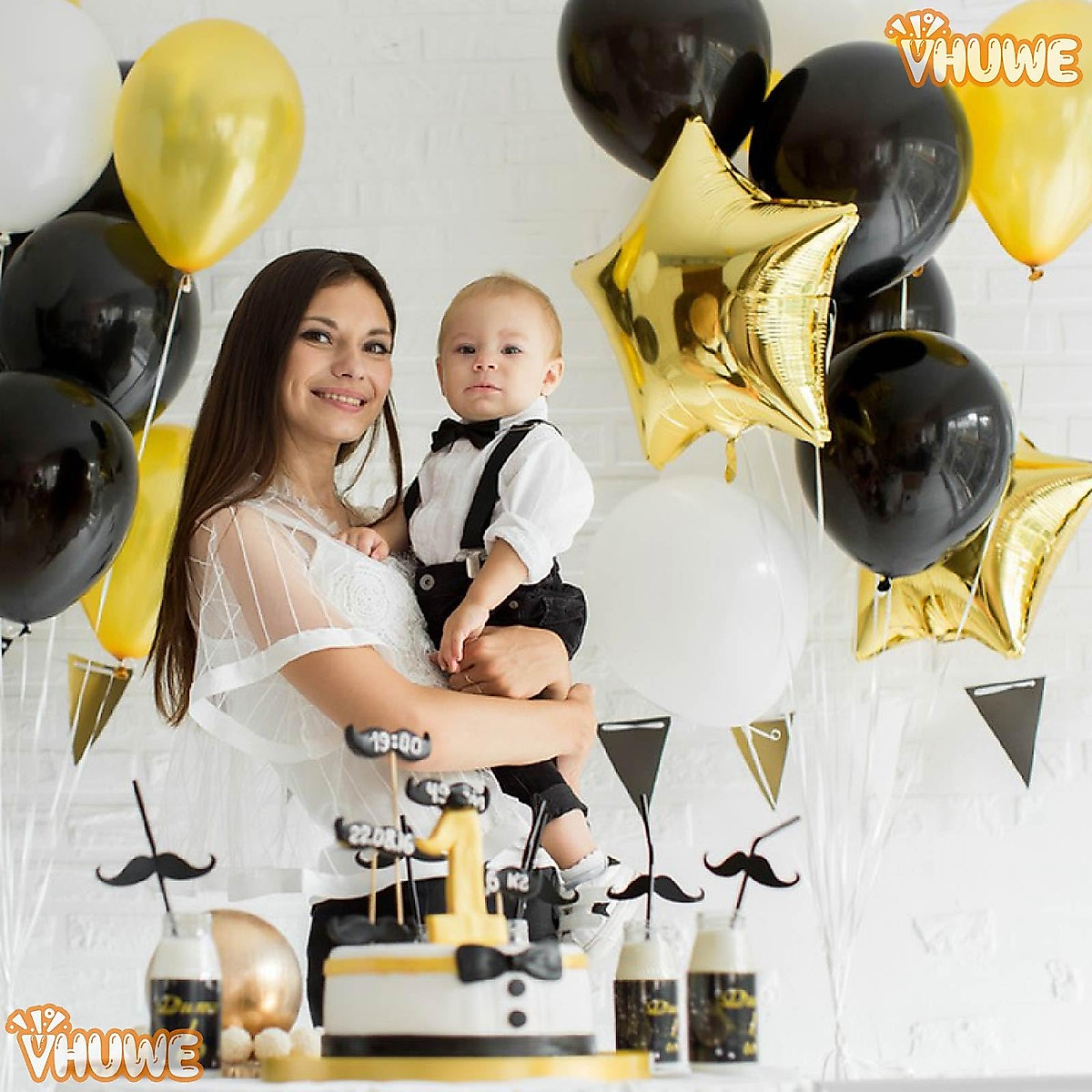 Gold Star Balloons 18 Inch, 10 Pcs Gold Star Shaped Mylar Helium Foil Metallic Balloon for Birthday Party Decorations Baby Shower Wedding Anniversary Backdrop Party Supplies