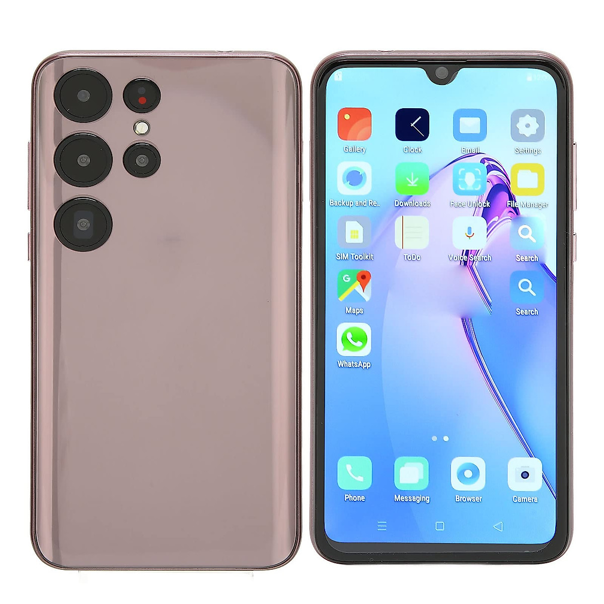 Unlocked Cell Phone S22 Ultra 5G Smartphone 6.3 inch 100240V Drop Screen for Entertainment US Plug